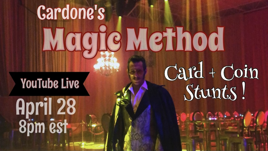 Cardone's Magic Method "Card and Coin Stunts" - Church of Satan